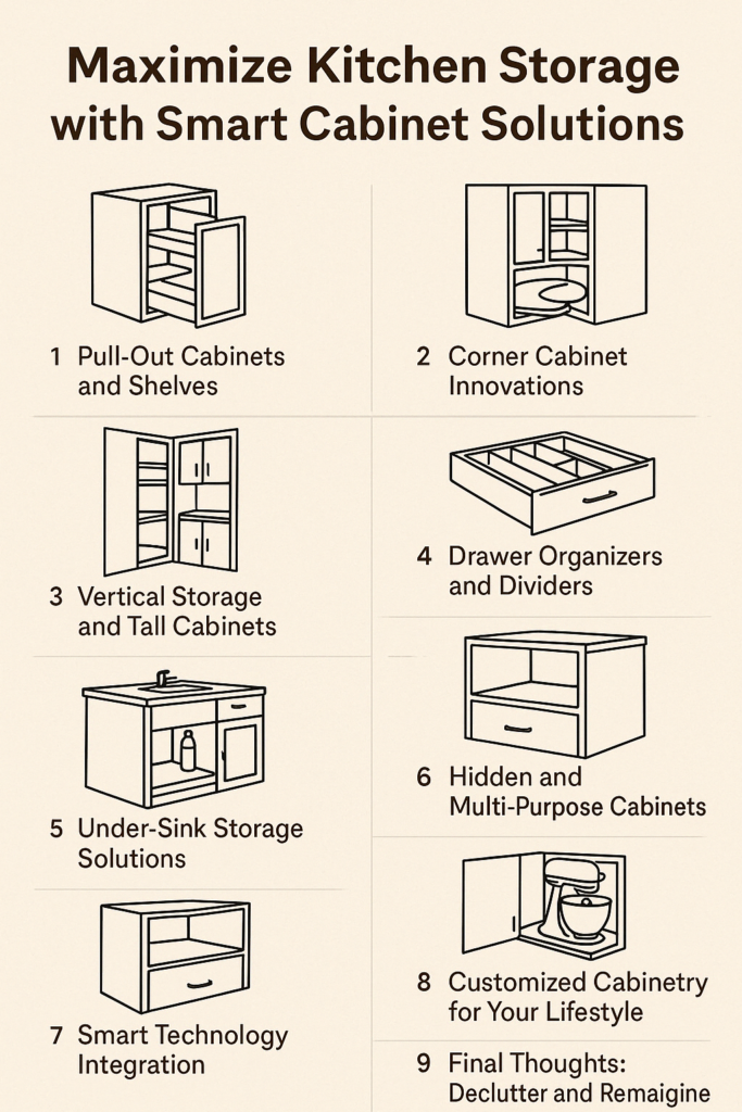 Maximize Kitchen Storage with Smart Cabinet Solutions - Cabinets Park